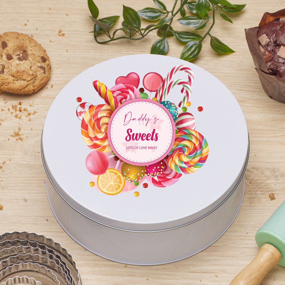 Personalised Daddy's Candy Sweet Storage Tin - Etsy