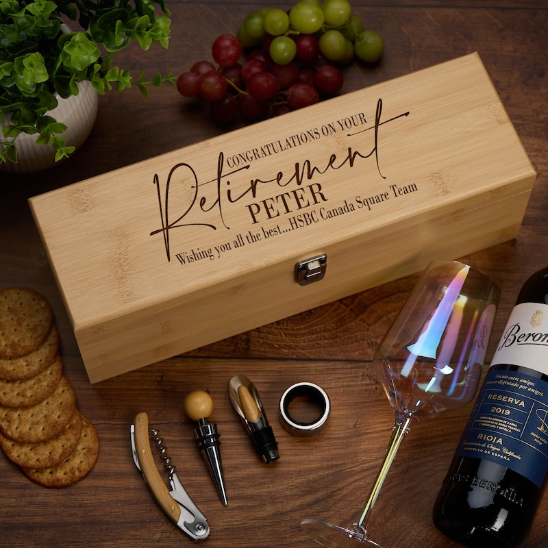 Retirement Gift Wine Set - 60+ Gift Ideas for 2025
