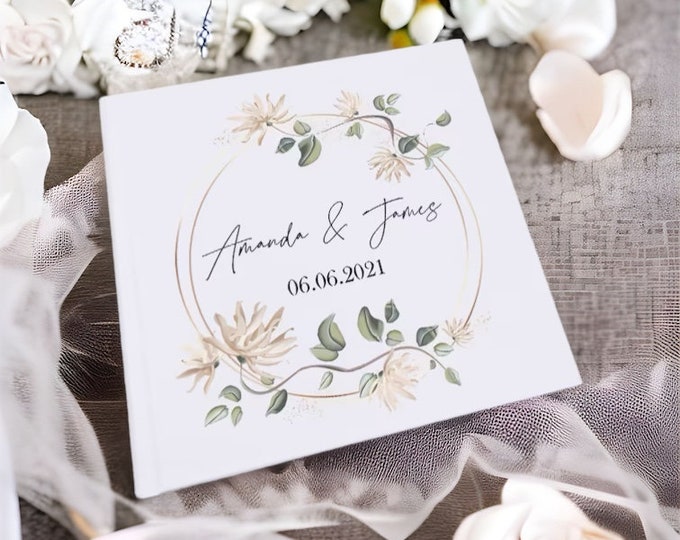 Personalised Wedding Photo Album With Any Name and Date - Etsy UK