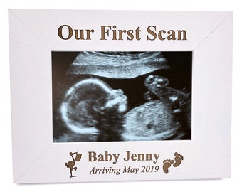 Personalised Baby First Scan Ultrasound Photo Frame New Parents ...
