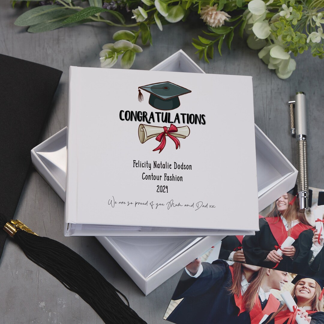 Personalised Graduation Photo Album Gift - Etsy