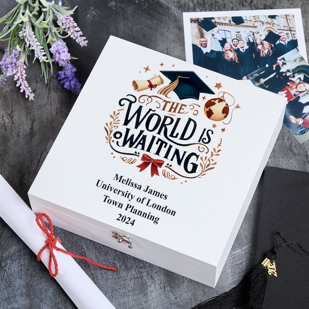 Personalised Graduation Luxury Wooden Keepsake Memory Gift Box - Etsy