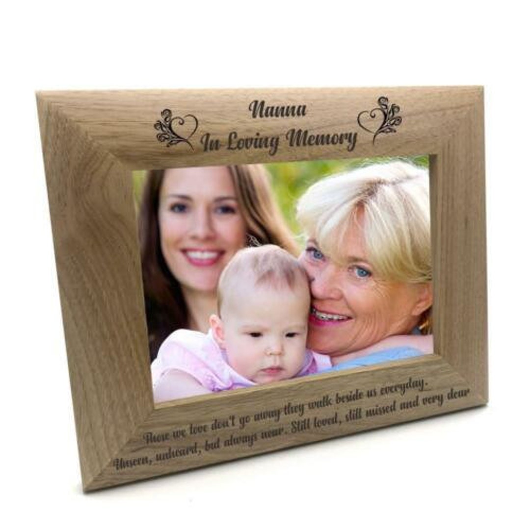 Nanna Memorial Remembrance Photo Frame - Etsy