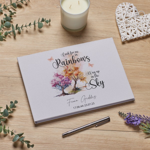 Condolence Book - Etsy