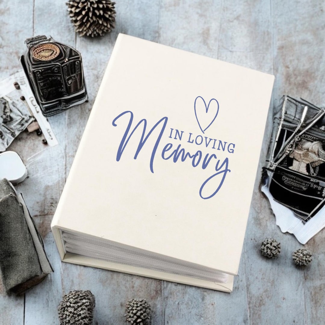 In Loving Memory Photo Album With Sleeves 100 X 6x4 Capacity - Etsy