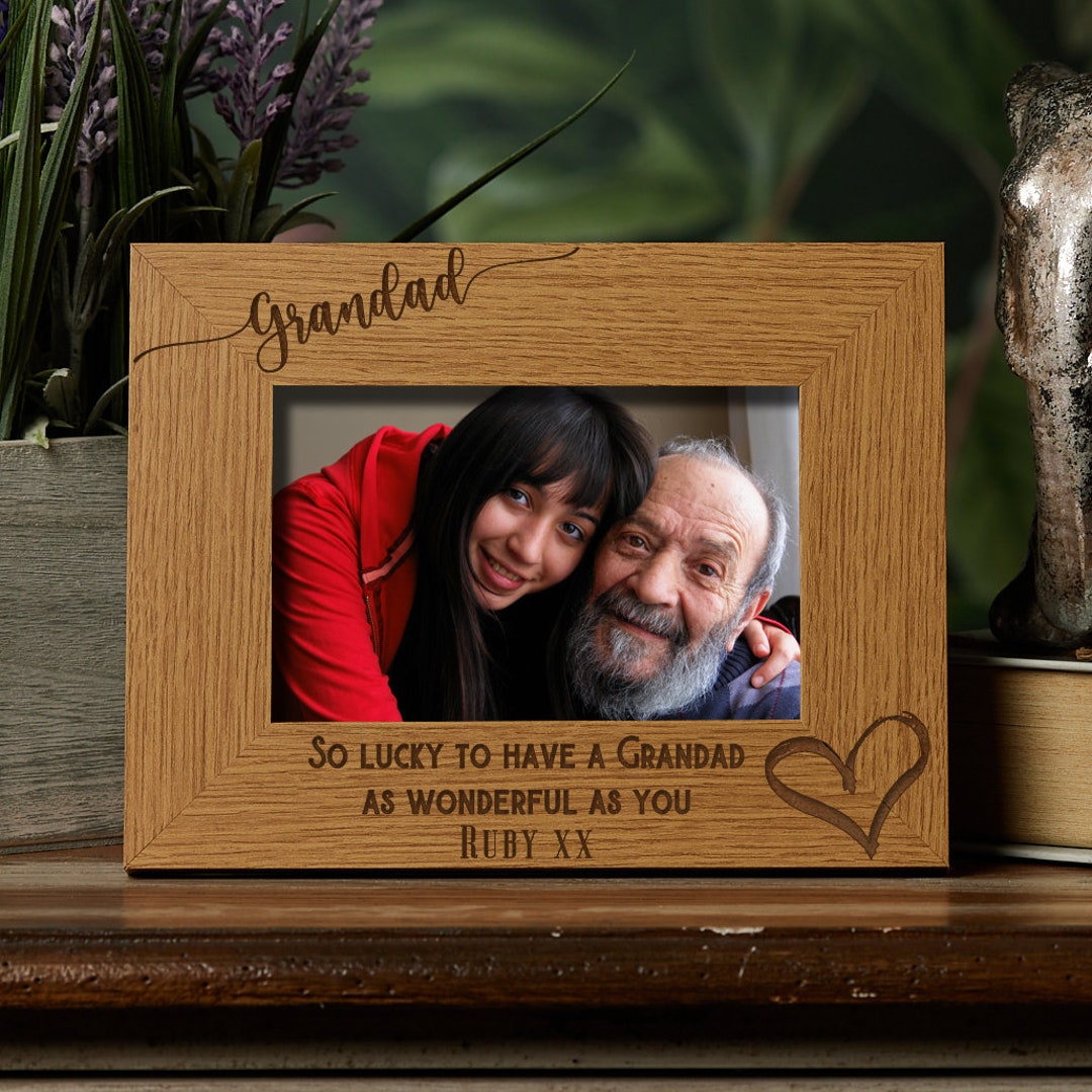 Personalised Grandad as Wonderful as You Photo Frame Gift - Etsy