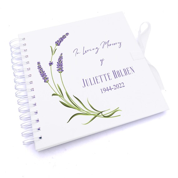 Personalised in Loving Memory Remembrance Book Photo Album | Etsy