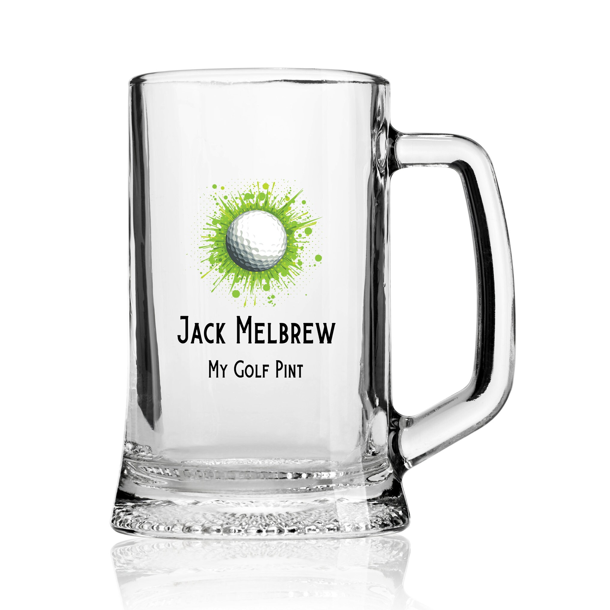 Personalised Golf Themed Beer Mug Tankard Gift Birthday or Events - Etsy