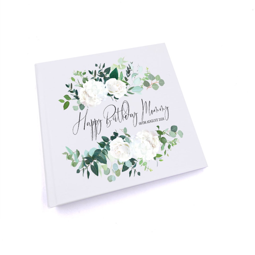 Personalised Birthday Flowers Photo Album - Etsy