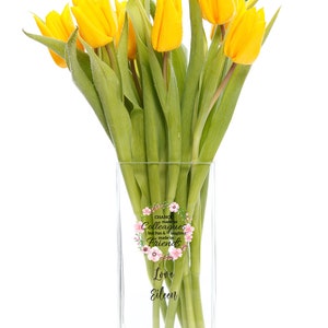 Personalised Retirement Flower Vase Gift Chance Made Us Colleagues ...