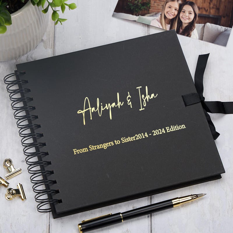 Black Scrapbook - Etsy UK