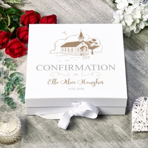 Personalised Confirmation Church Keepsake Memory Box Gift - Etsy