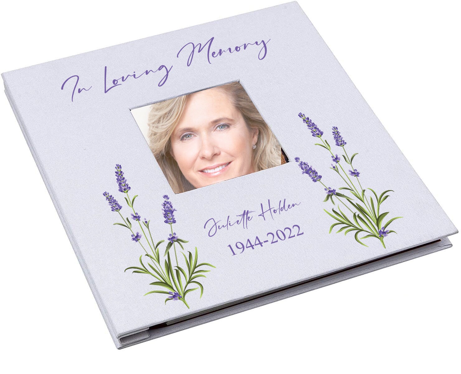 Personalised Large in Loving Memory Photo Album Linen - Etsy UK