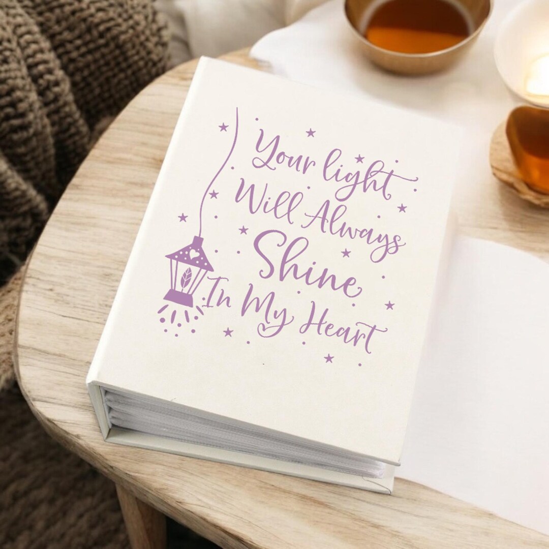 Your Light Memorial Remembrance Photo Album With Sleeves 100 X 6x4 ...