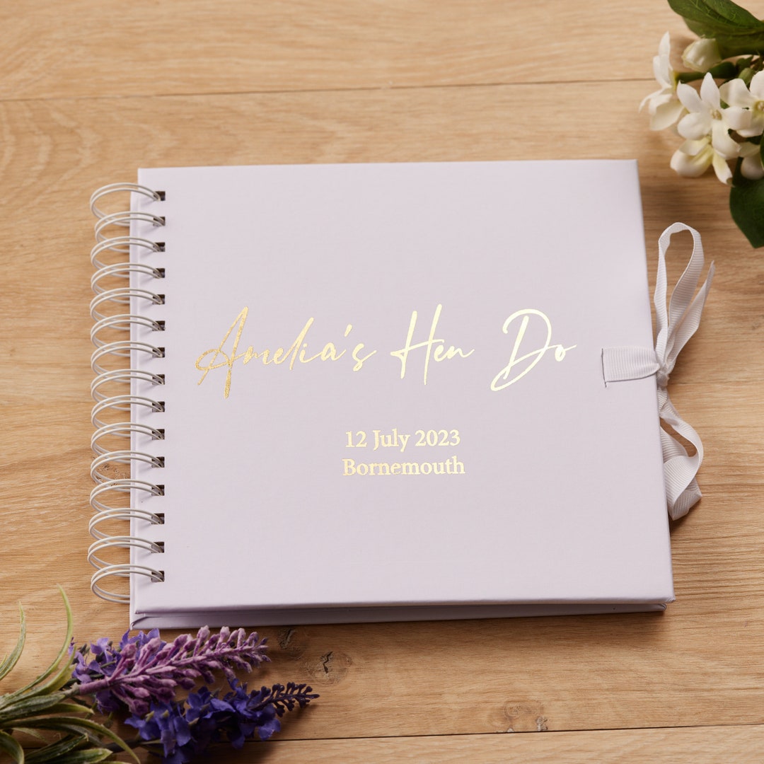 Personalised Hen Night Do Guest Book Scrapbook or Photo Album - Etsy