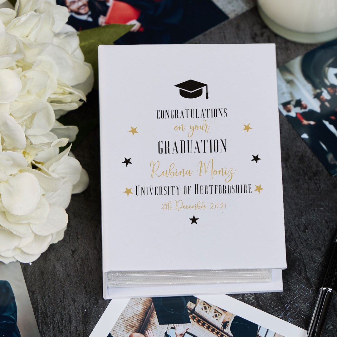 Personalised Graduation Photo Album 100 X 6x4 Memories Book - Etsy