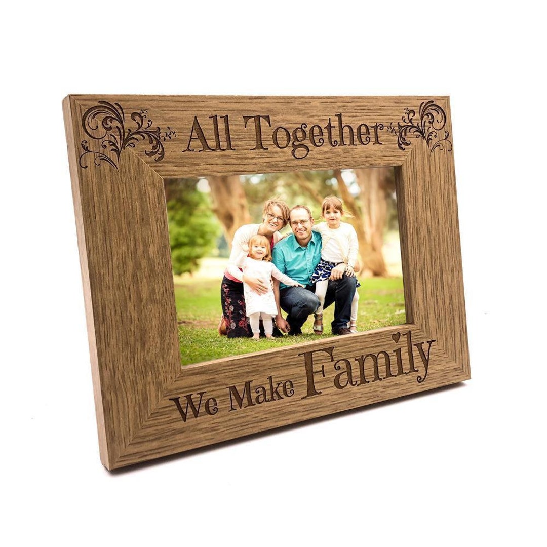 All Together We Make Family Wooden Photo Frame Gift - Etsy