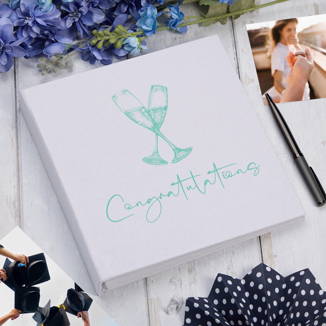 Large Book Bound Congratulations Gift Photo Album - Etsy
