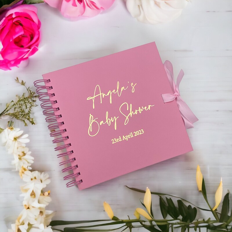 Pink Guest Book - Etsy