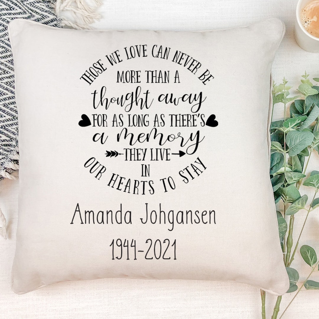 Personalised Those We Love Memorial Remembrance Cushion Gift - Etsy