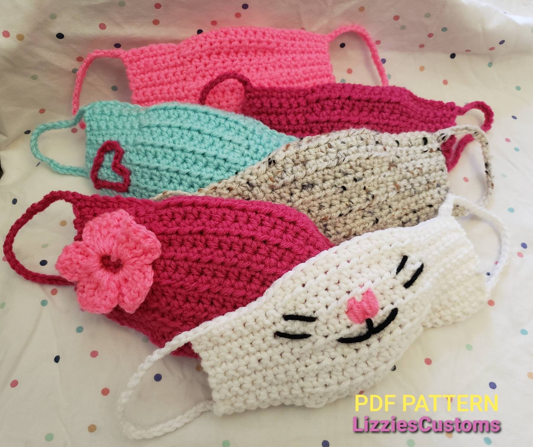 Crochet Face Mask Pattern - Etsy