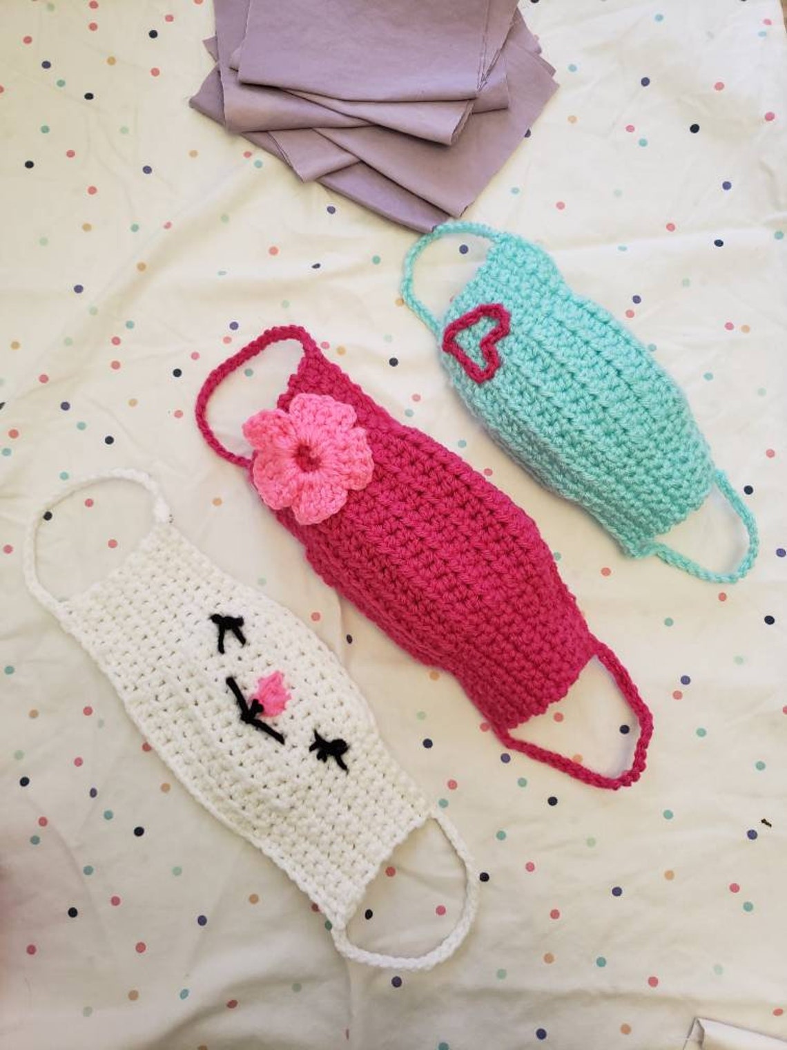 Crochet Face Mask Pattern - Etsy