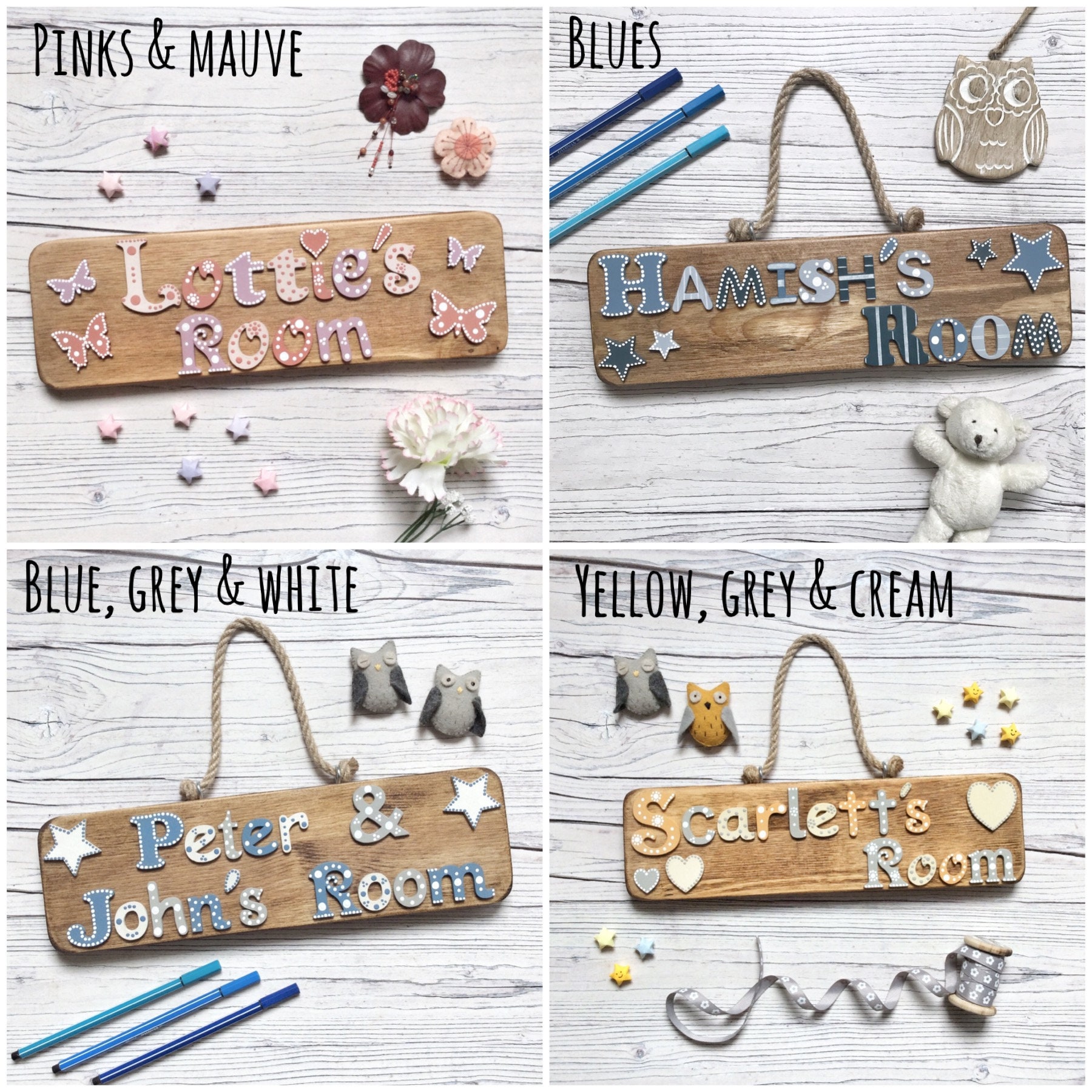 Kids Room Sign Personalised Bedroom Door Sign Gift for New - Etsy UK