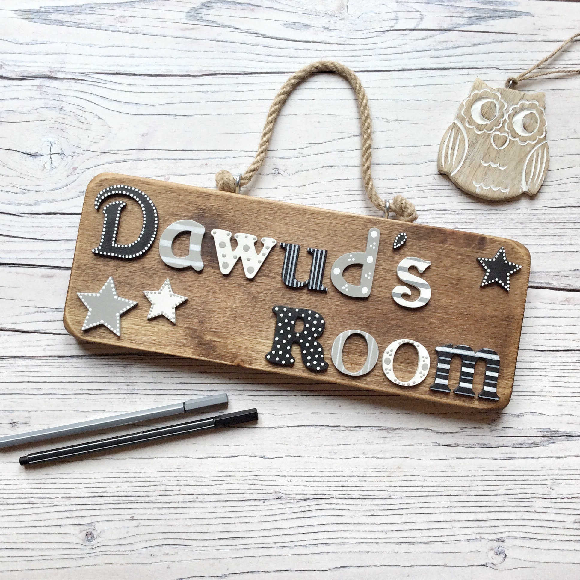Boys room sign Personalised bedroom door sign Boys bedroom | Etsy