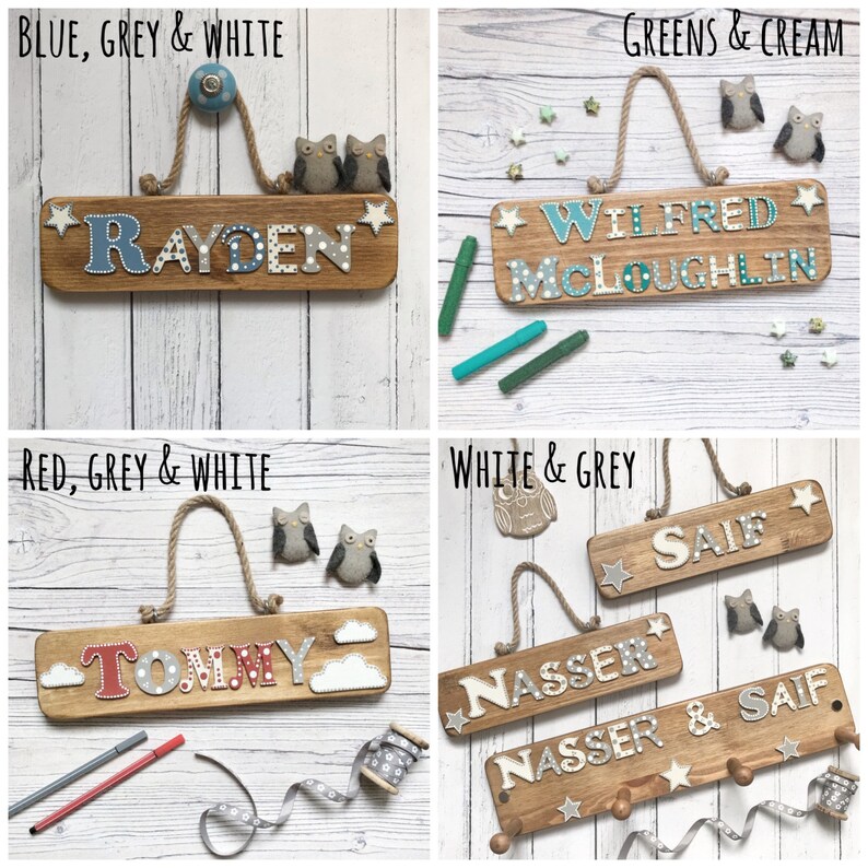 Boys Room Sign Personalised Bedroom Door Sign Boys Bedroom - Etsy