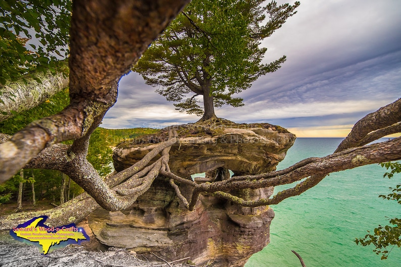 Chapel Rock ~ Pictured Rocks National -4971 Michigan Wall Art - Etsy