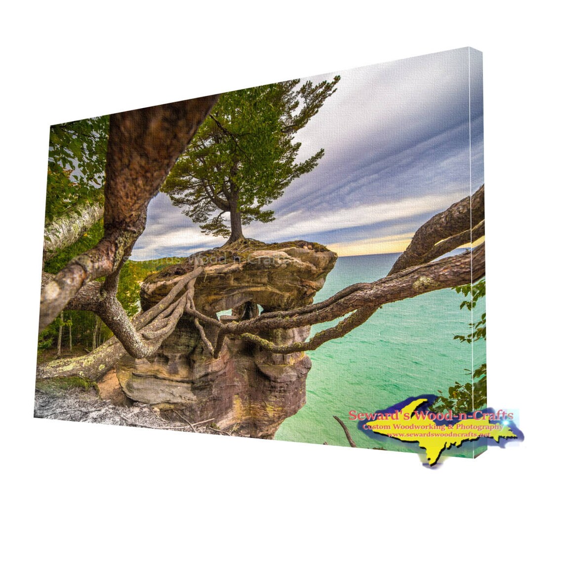 Chapel Rock ~ Pictured Rocks National -4971 Michigan Wall Art - Etsy
