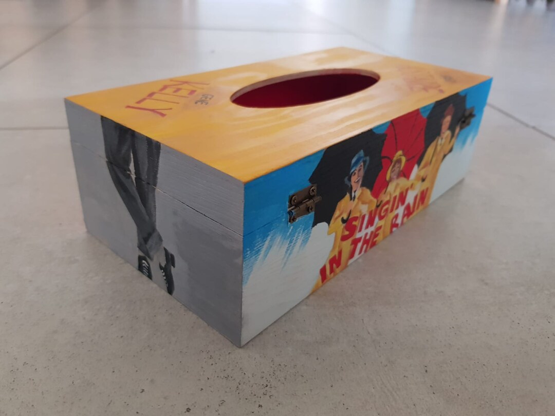 Movie Tap Dance Themed Tissue Box - Hand Painted - Etsy