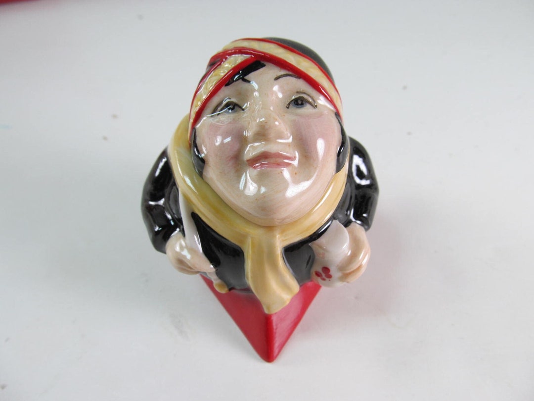 Face Pots "clarice Cliff" by Kevin Francis 2.75" Tall Year 2001 Hand ...