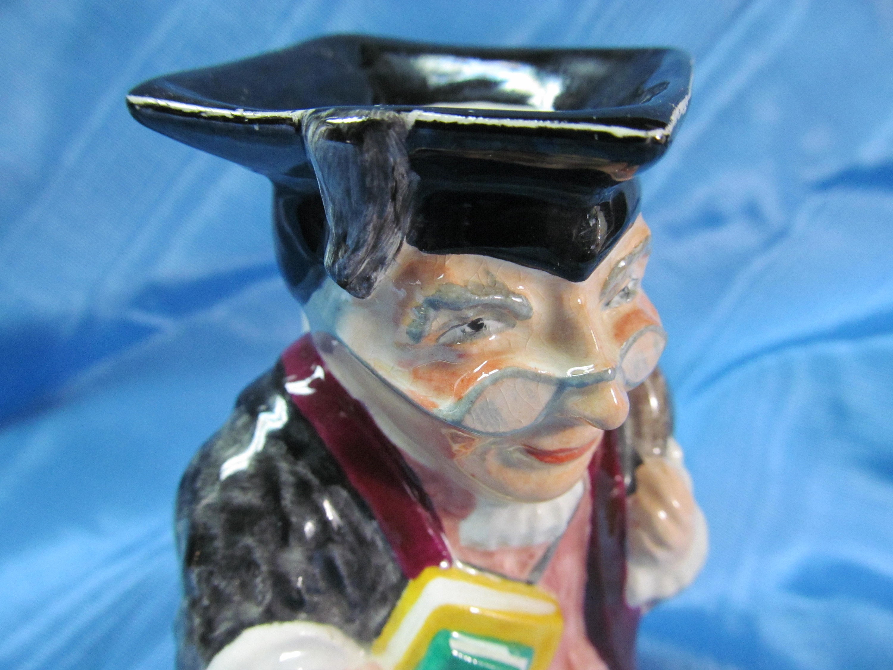 Toby Jug Schoolmaster 765/3 Wedgwood & Company Ltd. Mark Unicorn 4-1/2 ...