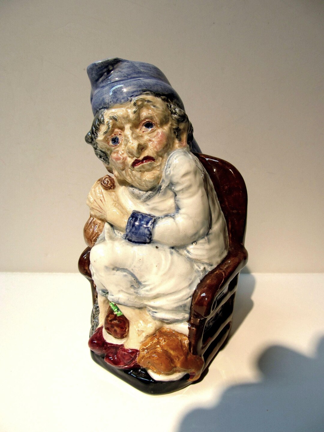 Vintage Burleighware Scrooge Toby Jug: Hand-painted Dickens Character ...