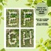 Spring Themed Alphabet Flashcards, Uppercase Flower Letters for ...