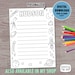 Kids Stationary PRINTABLE, Personalized Stationery for Child, Custom ...
