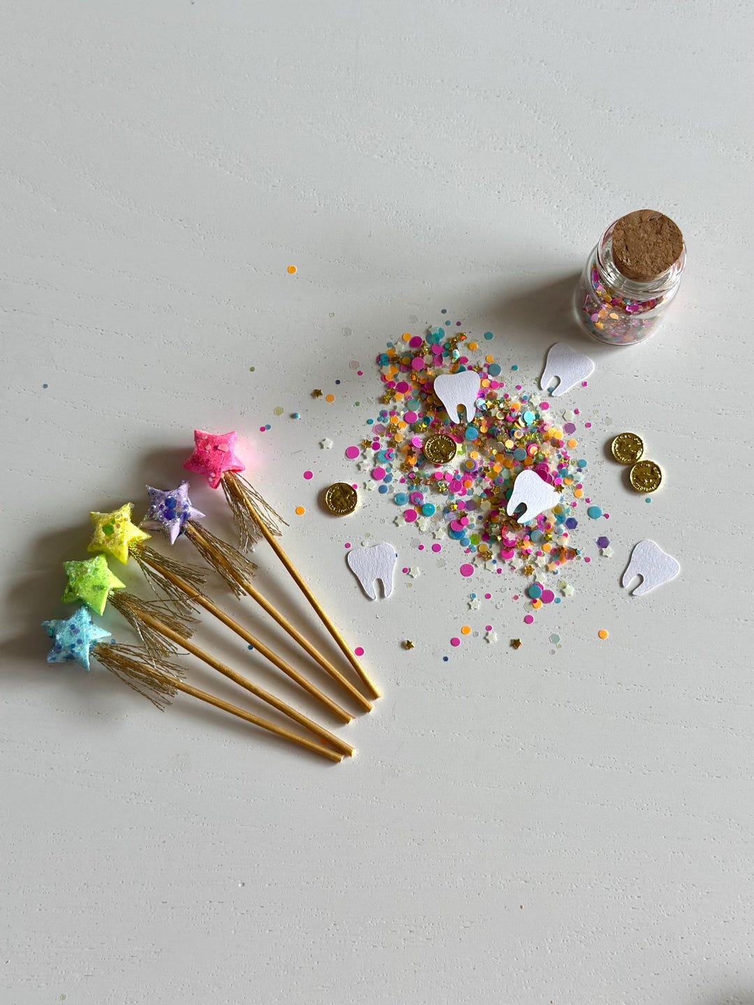 Glow in the Dark Tooth Fairy Dust: Wand & Keepsake Gift - Etsy