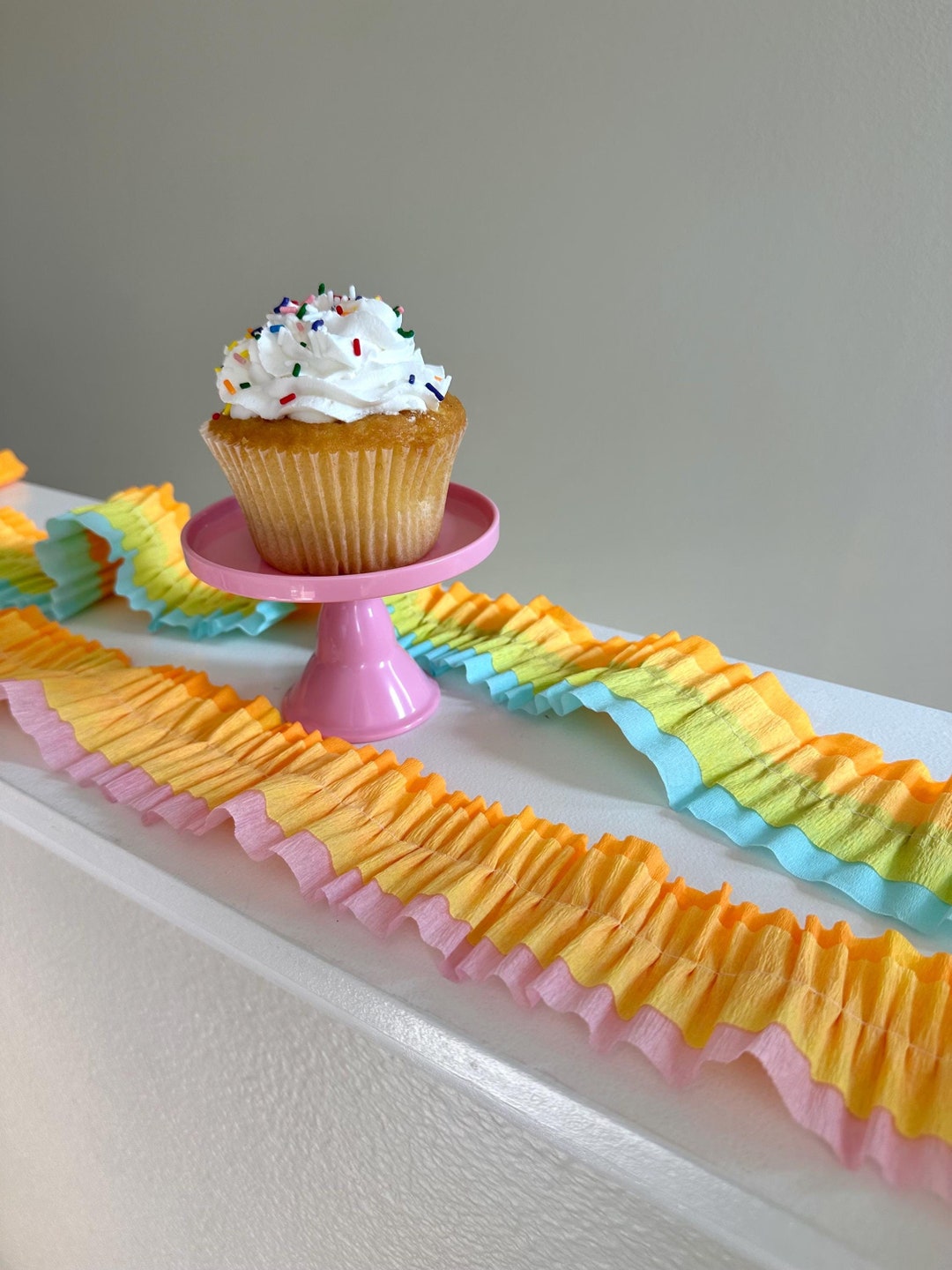 Ruffle Party Streamers, Frilly Crepe Paper, Birthday Party Decoration ...