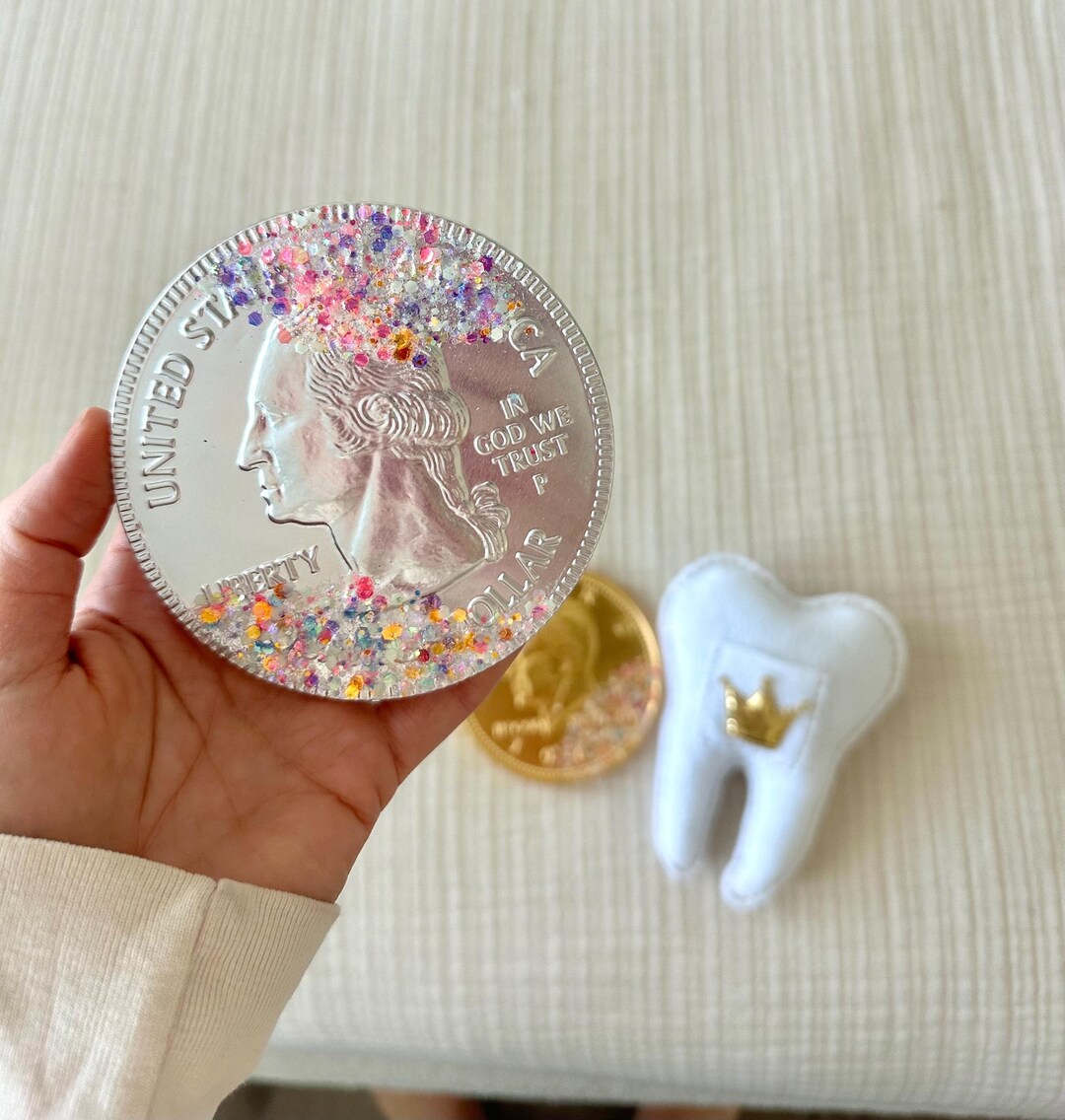 Fairy Dust Coin, Tooth Fairy Exchange, Glow in the Dark Fairy Dust ...