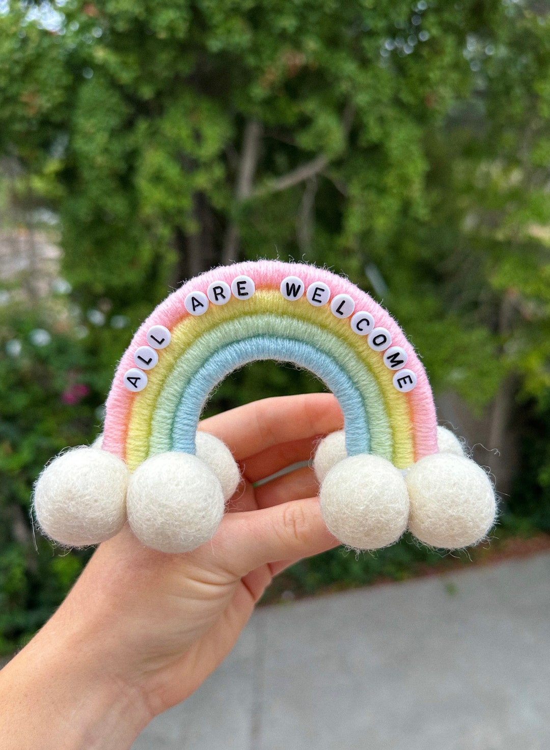 Personalized Standing Rainbow, Rainbow Sign Desk Decoration, Cute ...