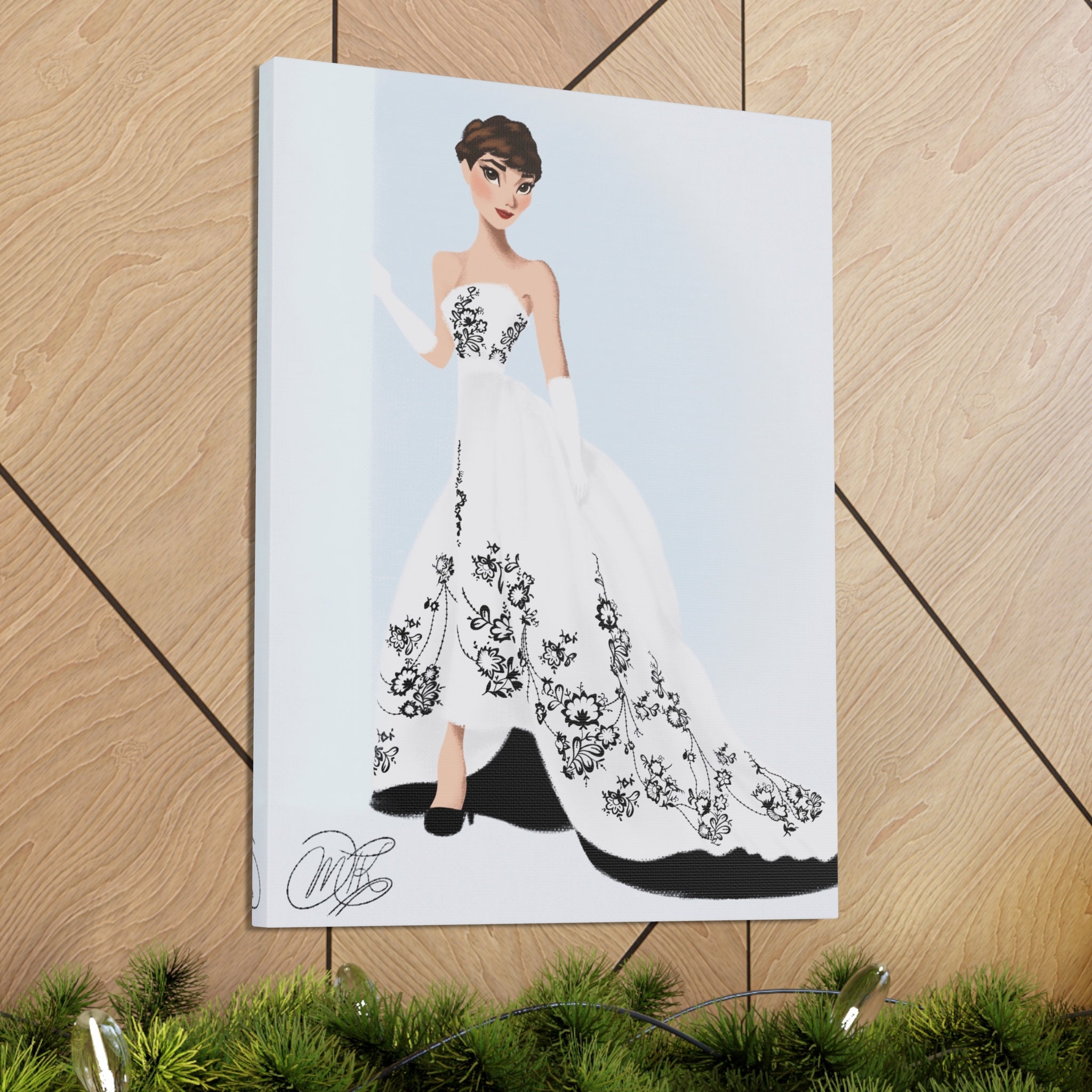 Audrey Hepburn as Sabrina Canvas - Etsy
