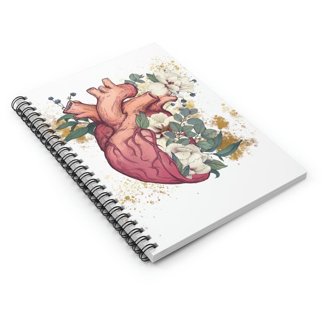 Cardiac Anatomical Heart Spiral Notebook Ruled Lined Cardiac - Etsy