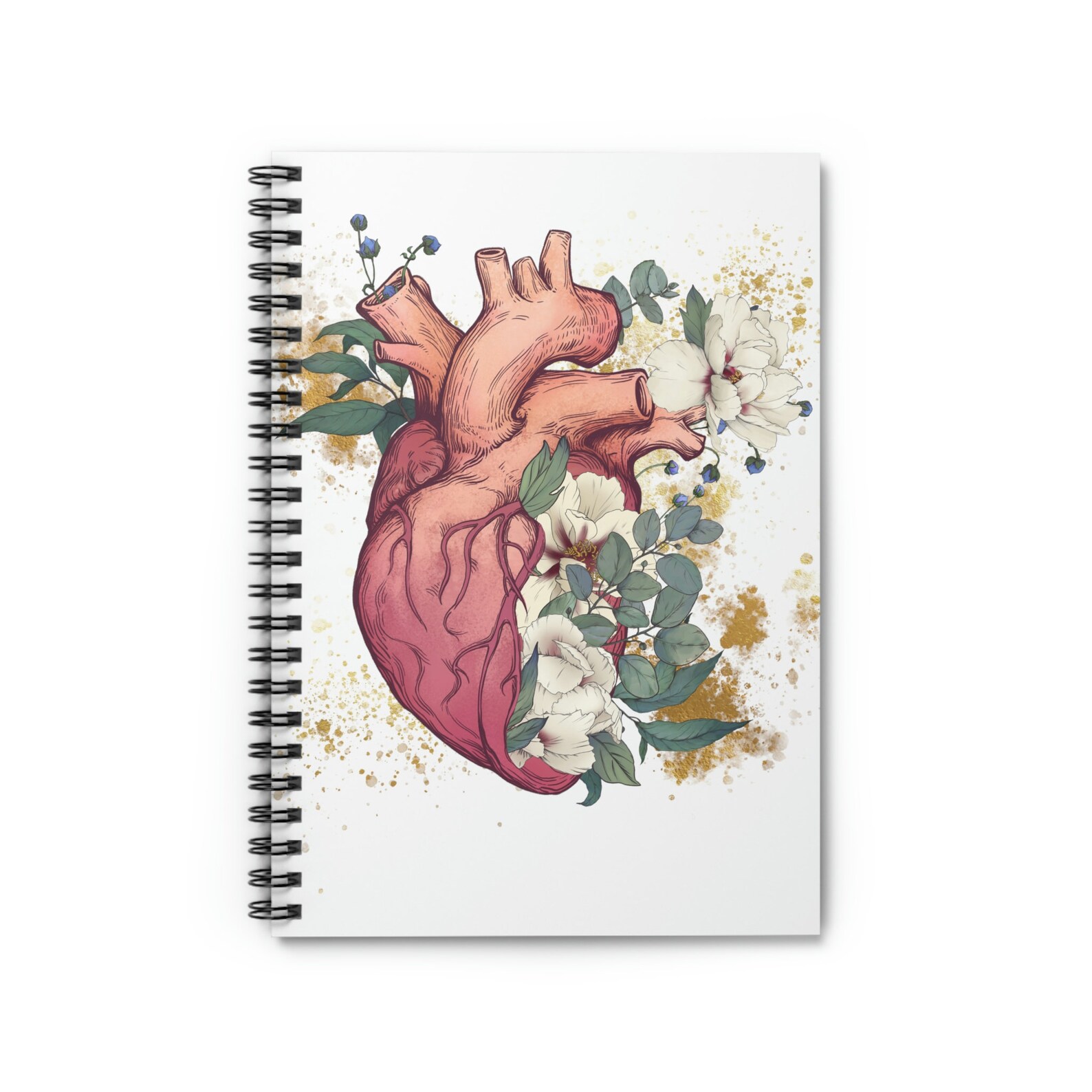 Cardiac Anatomical Heart Spiral Notebook Ruled Lined Cardiac - Etsy