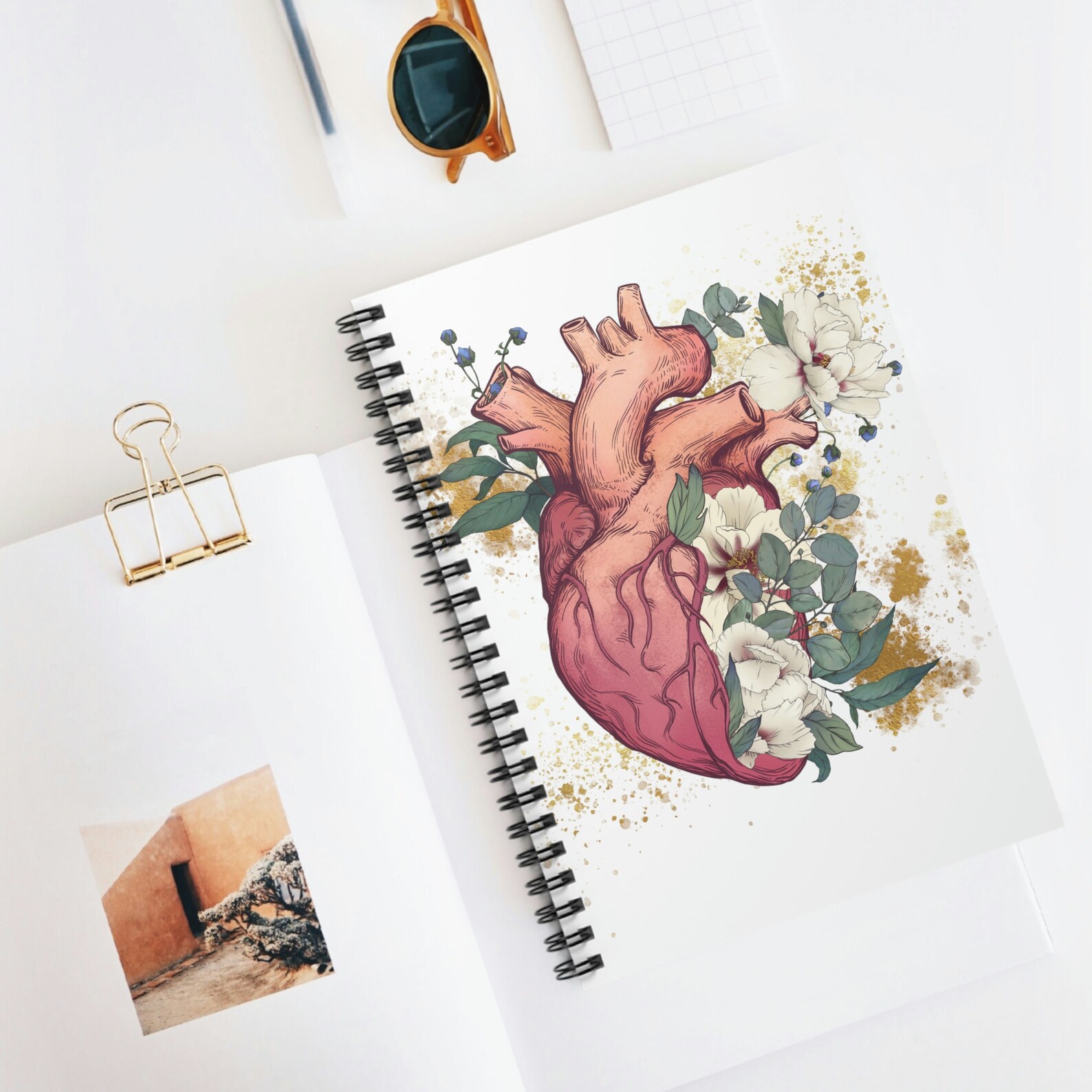 Cardiac Anatomical Heart Spiral Notebook Ruled Lined Cardiac - Etsy