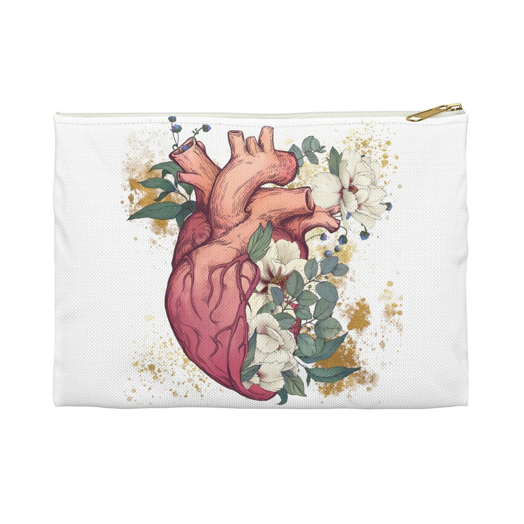 Cardiac Anatomical Heart Accessory Pouch, Anatomical Heart Pencil Case ...
