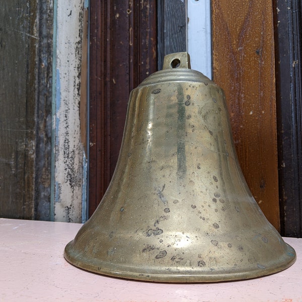 Brass School Bell - Etsy