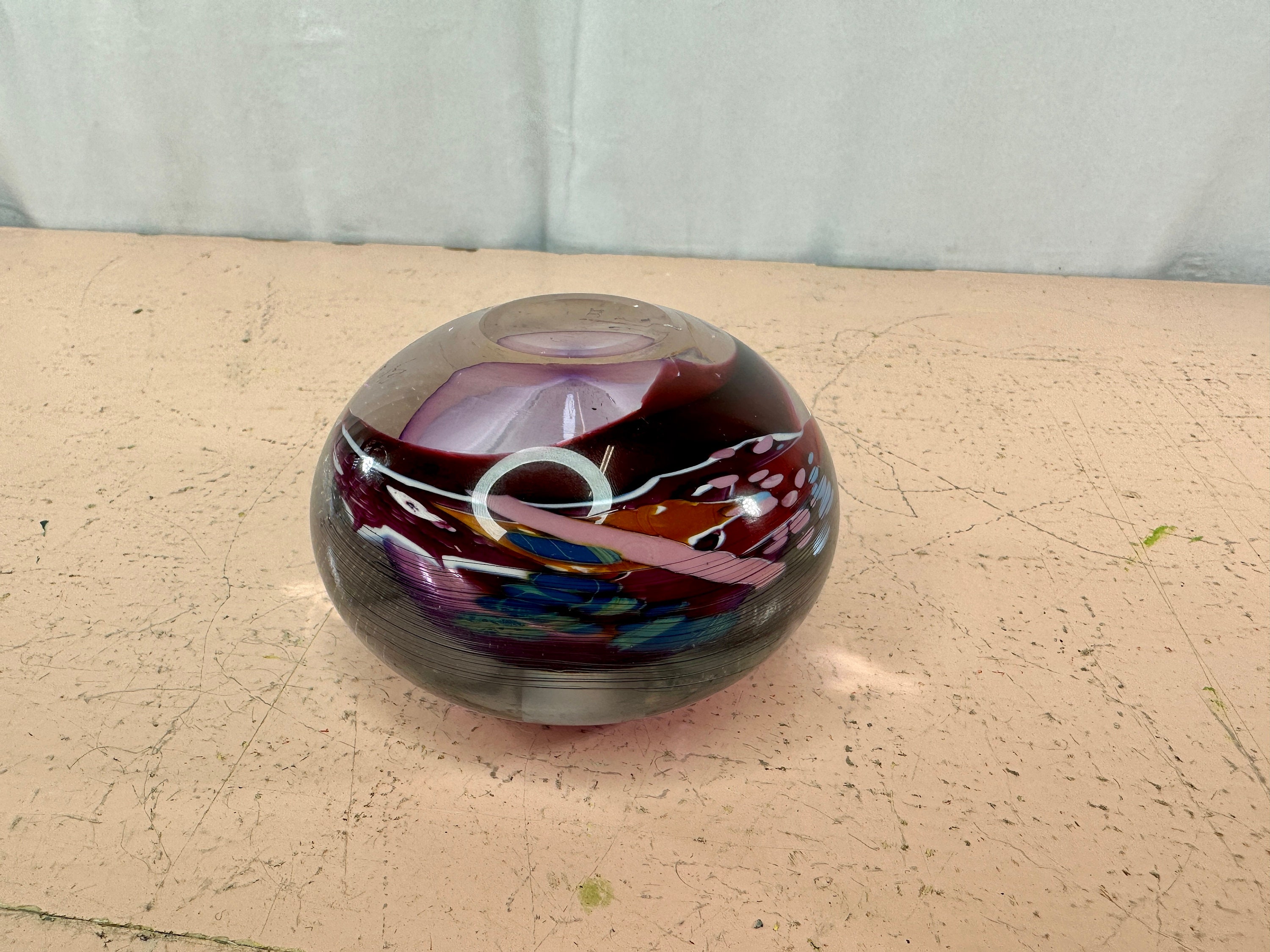 David Tate Glass Bottle With Stopper - 1991 - Etsy
