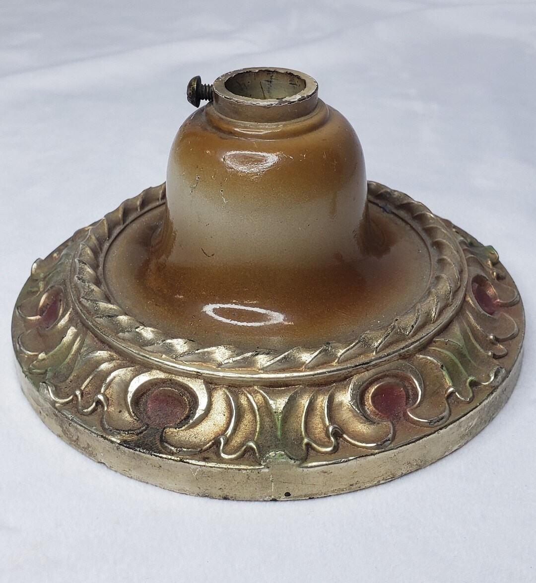 Brass Canopy Lamp Fixture - Etsy