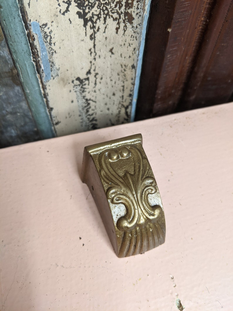 Decorative Toe Cap, Solid Brass, New Old Stock - Etsy